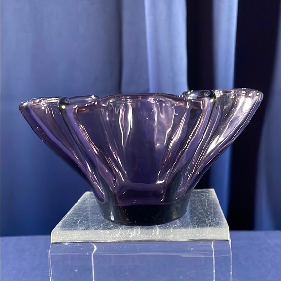 Lenox | Dining | Lenox Purple Glass Candynut Dish | Poshmark